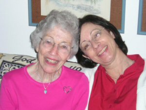 Cathy with Mom